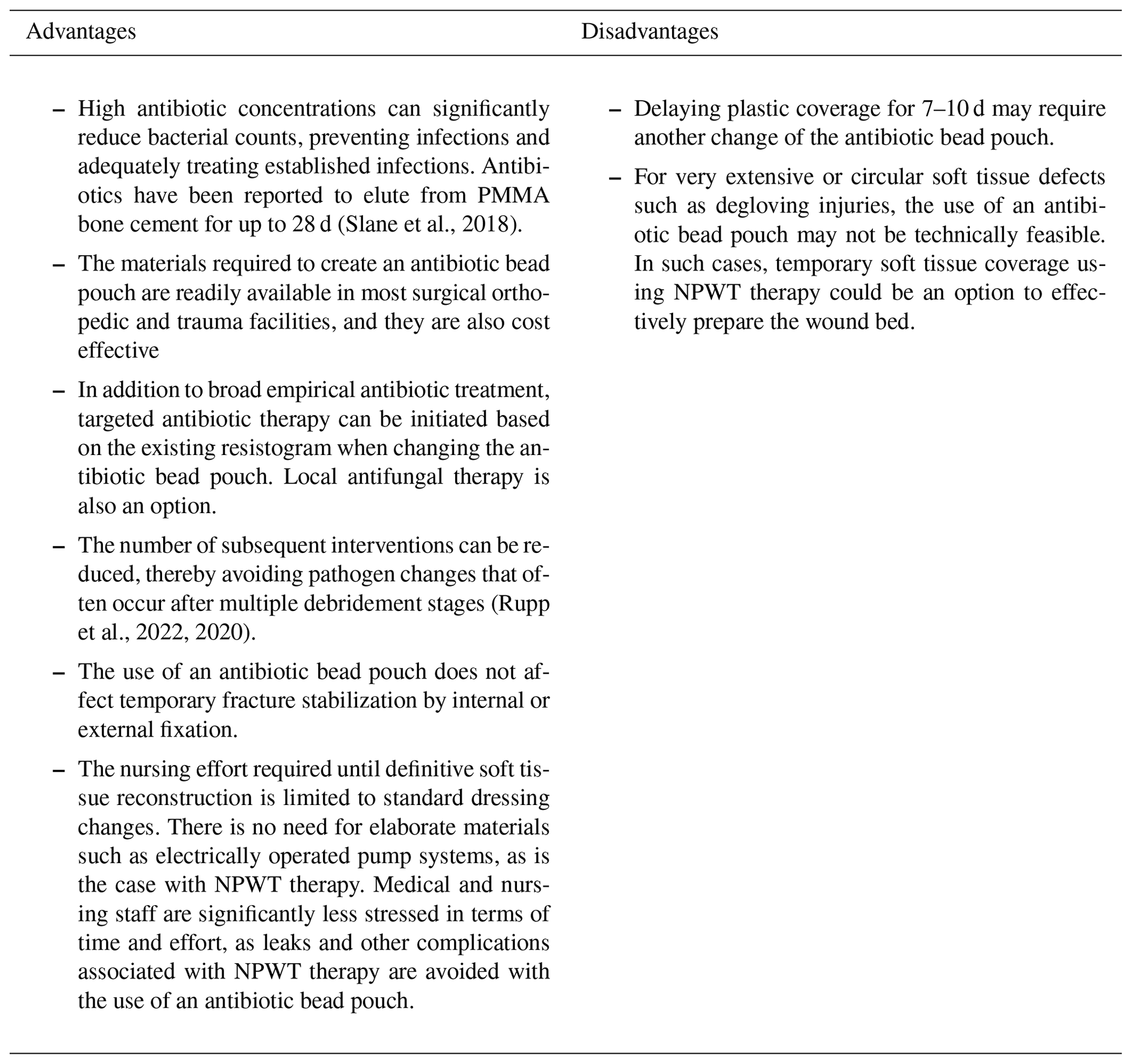 JBJI - The antibiotic bead pouch – a useful technique for temporary ...